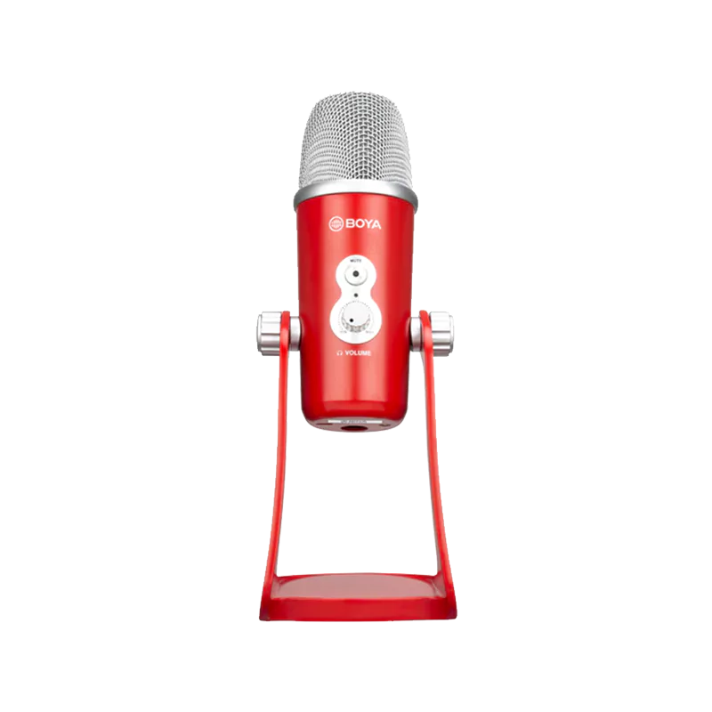Boya BY-PM700R USB Podcast Microphone Red - NewTech Computer Store