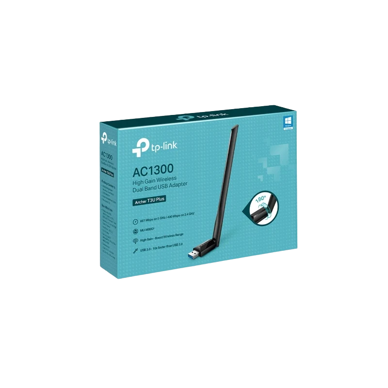 TP-Link Archer T3U Plus AC1300 Wireless Dual Band USB Adapter - NewTech ...