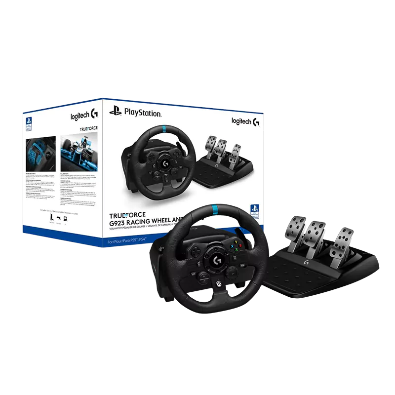 Logitech G923 TRUEFORCE Racing wheel and Pedals - NewTech Computer Store