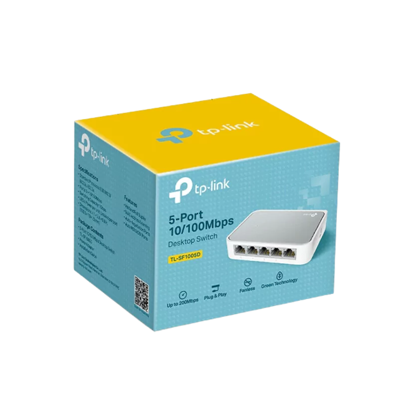 TP-Link TL-SF1005D 5-Port 10/100Mbps Desktop Switch - NewTech Computer ...