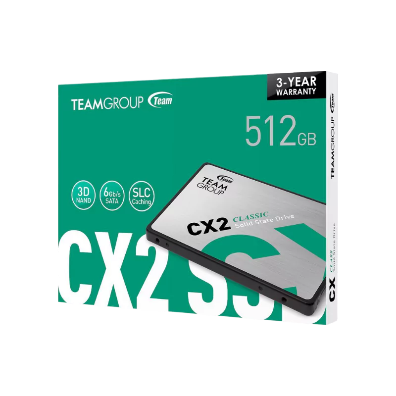 Team Group CX2 2.5 SSD 512GB - NewTech Computer Store
