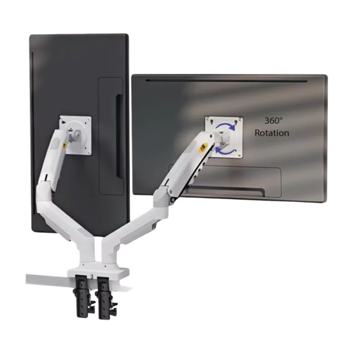 NB F-160-W Dual Monitor Arm 17-27 inch - NewTech Computer Store