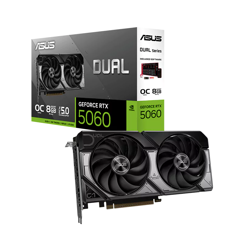 ASUS Dual GeForce RTX 5060 8GB GDDR7 OC - NewTech Computer Store