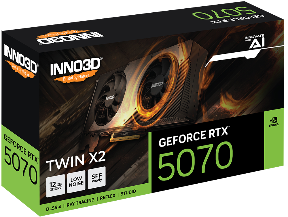 INNO3D GeForce RTX 5070 TWIN X2 12GB - NewTech Computer Store