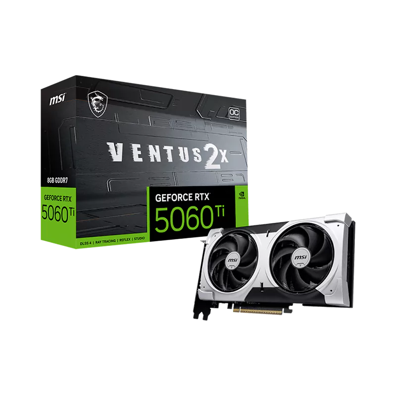 MSI GeForce RTX 5060 Ti VENTUS 2X 8GB OC - NewTech Computer Store