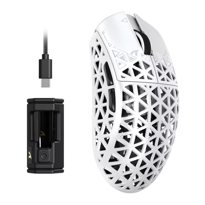 ATTACK SHARK R5 Wireless 8K Gaming Ultra White - NewTech Computer Store