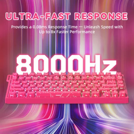 ATTACK SHARK R82 HE Rapid Trigger Keyboard Magnetic Switch Berryred ...