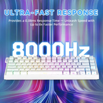 ATTACK SHARK R82 HE Rapid Trigger Keyboard Magnetic Switch White ...